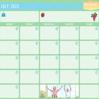 K-12 Monthly Menu Templates 2023-2024 School Year | K-12 | Audiences ...