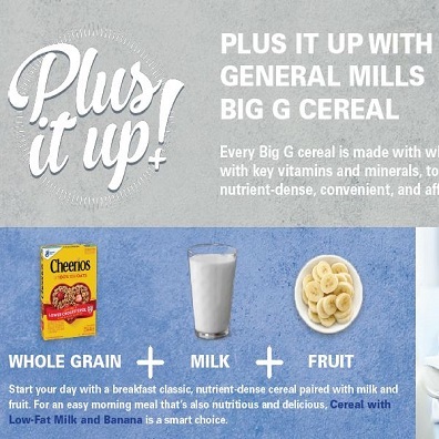 Plus It Up with General Mills Big G Cereals Infographic | Breakfast ...